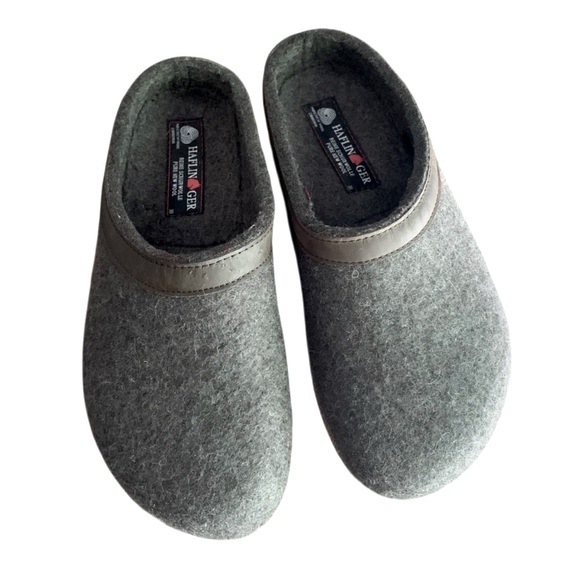 Haflinger | Pants | Haflinger Womens Grizzly Pure Wool Leather Trim ...